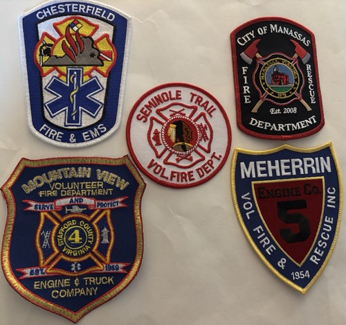 Virginia 5 Fire Department Patches | eBay.de