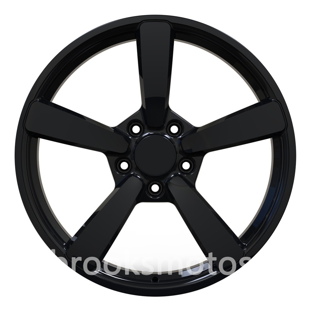 20" 5 SPOKE FORGED BLACK WHEELS RIMS FITS PORSCHE 911 991 CARRERA ...