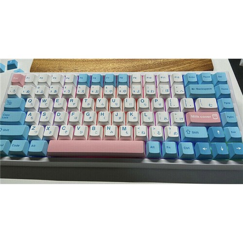 Milk Cover Keycap PBT Cherry Height 140 Keycaps Dye-sub for Cherry MX ...