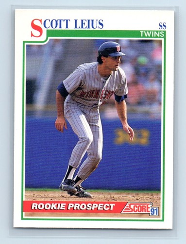 1991 Score Straight from the Pack Scott Leius Minnesota Twins #370 | eBay