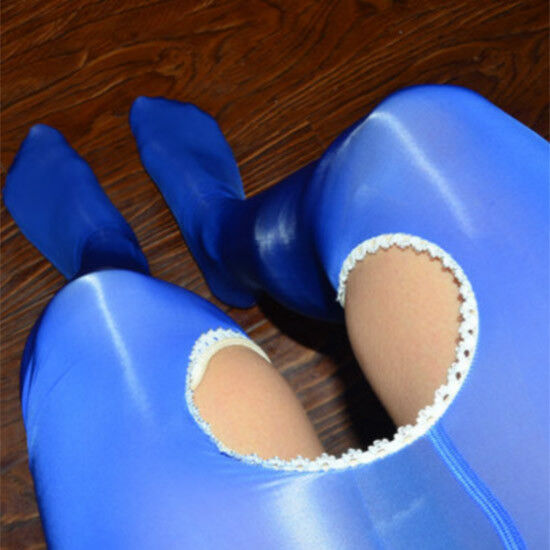 Plus Size Sexy High Quality Super Shiny Glossy Sheer Stockings Tights
