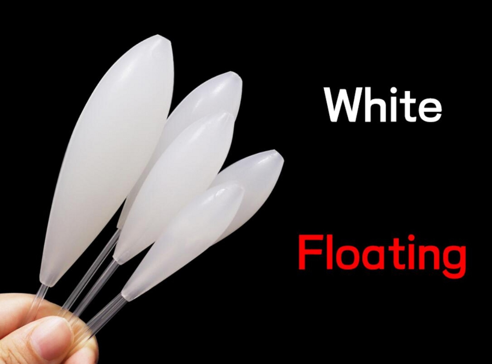 5pcs Fishing Float Bombard Shape Acrylic Fishing Float Upward Bobber ...
