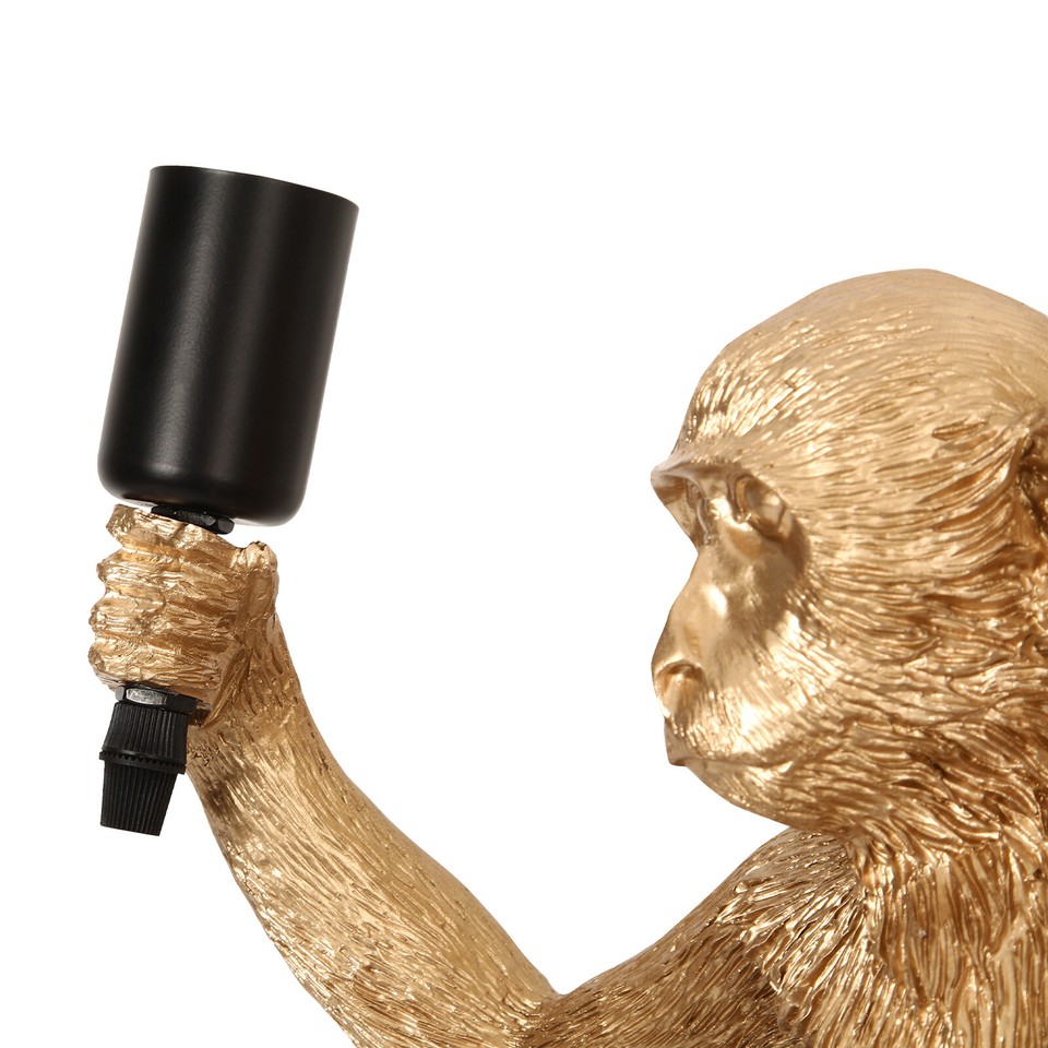 Monkey Wall Lamp Modern Monkey Wall Light Nordic Light Retro Resin ...