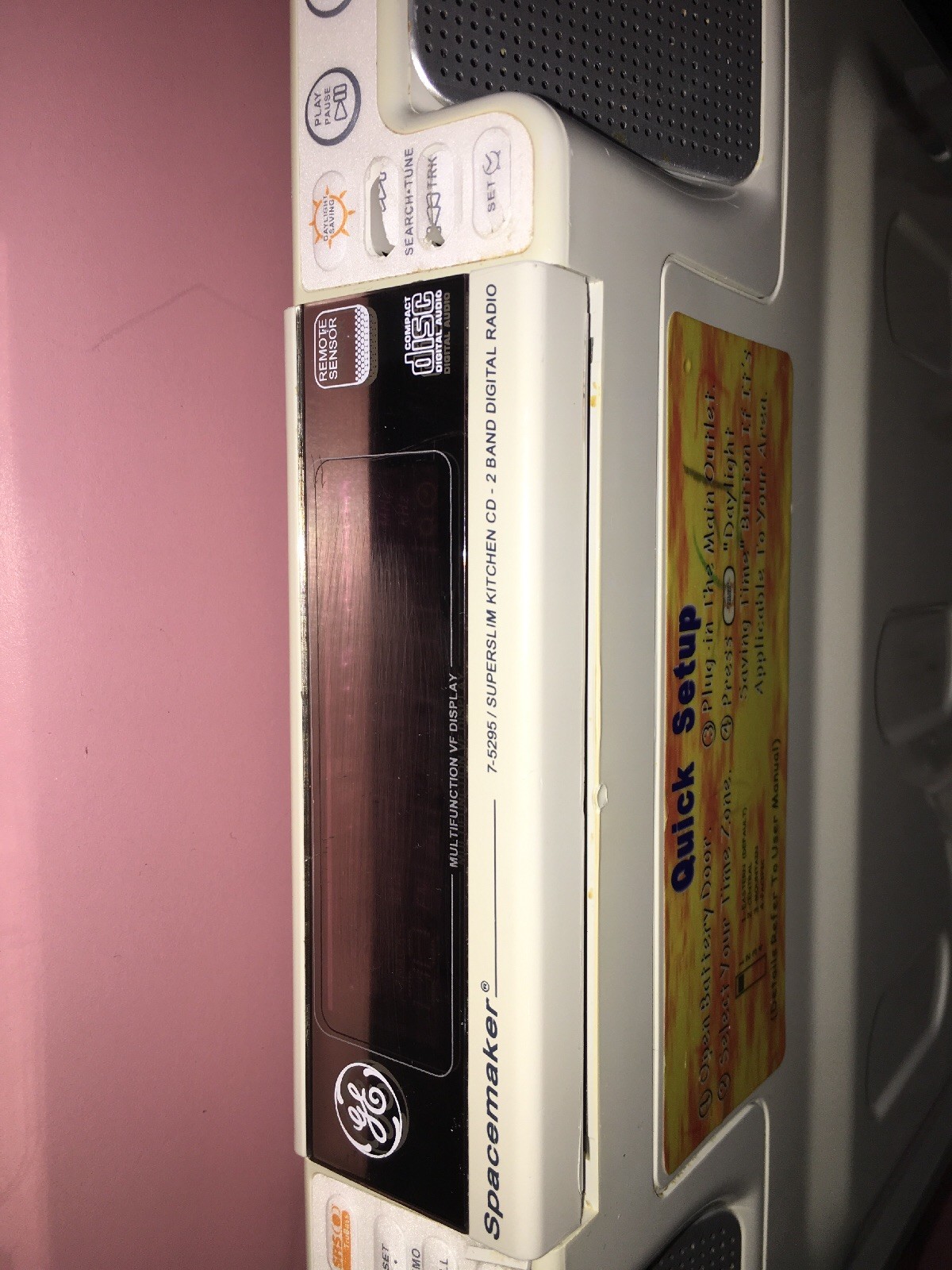 ge spacemaker 7-5295b radio under counter Vintage | eBay