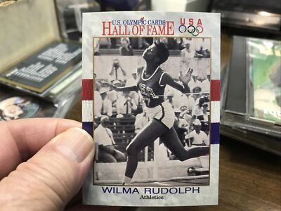 WILMA RUDOLPH TRACK & FIELD 1991 IMPEL U.S.A. OLYMPIC HALL OF FAME CARD ...