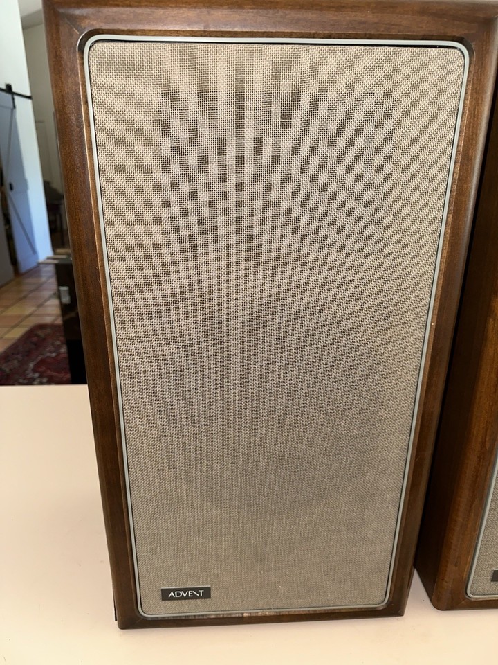 Vintage New Large Advent A4 Loudspeaker Pair, Refoamed With Original ...
