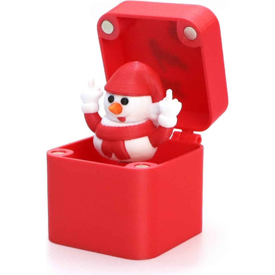 1pcs Middle Finger In A Box Funny Surprise Box Christmas Novelty Fun ...