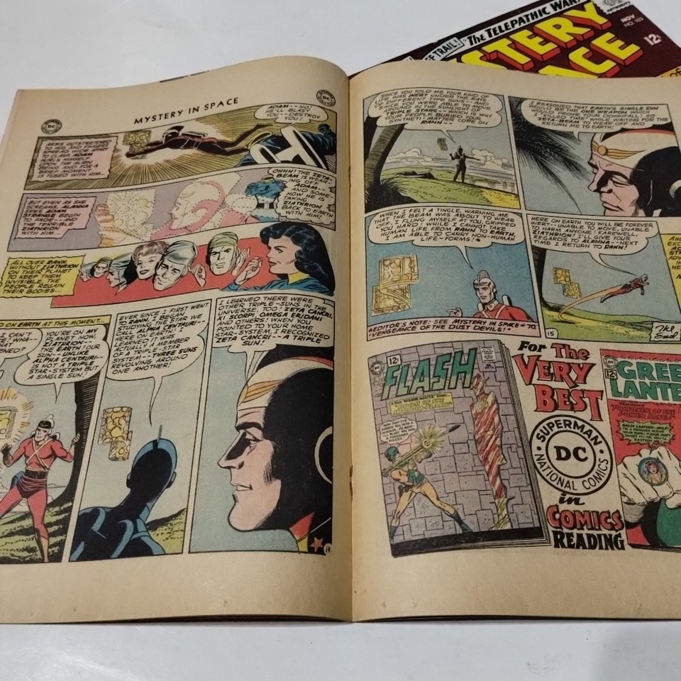 Mystery in Space 73 103 DC Comics silver age lot 1962 1965 Adam Strange ...