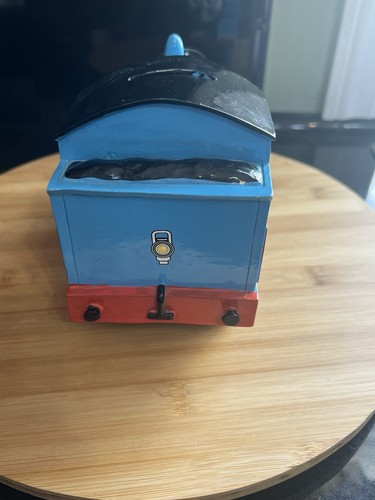 Thomas the Tank Engine Train Coin Piggy Bank 2014 Gullane .Broken smoke ...