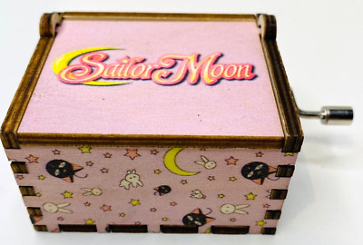 Small Wooden Music Box - Sailor Moon | eBay