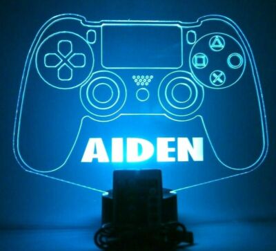 Video Game Controller Night Light Lamp LED Personalized Gaming ...