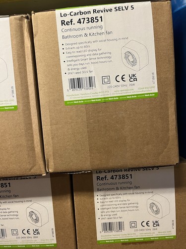 Vent axia low carbon revive selv 5 Ref.473851 Continuous Run Kit ...