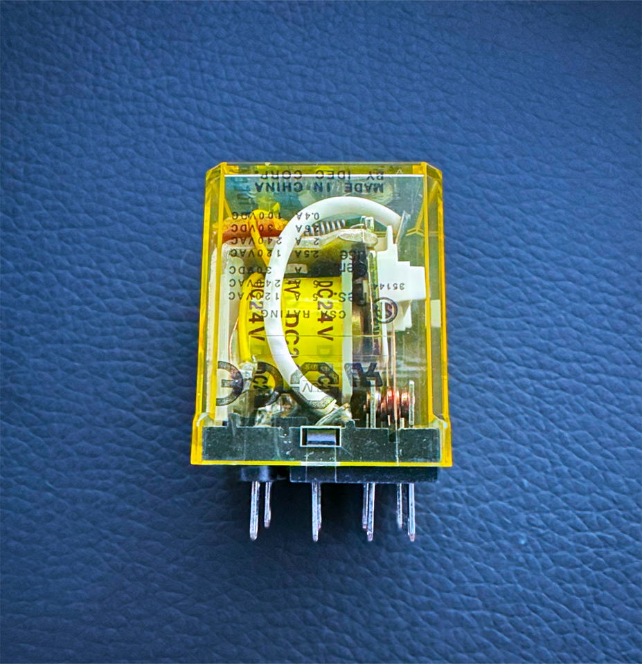 RM2S-ULD-DC24V IDEC Plug-in Power Relay 24VDC DPDT 5A W/ Diode And ...