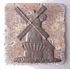 Plaster cement windmill plastic travertine tile mold 6" x 6" x 1/3" | eBay