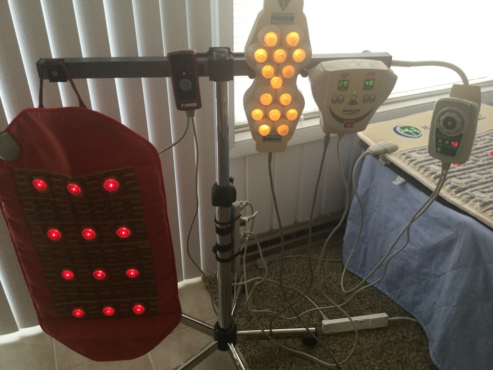 Healthy Line-PEMF-Photon Massage Table Mat-Migun hy-777 far infrared ...