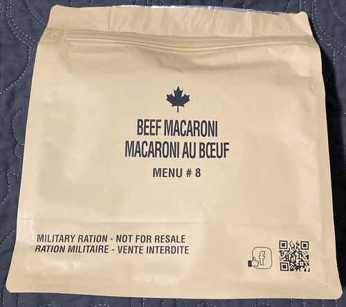 Canadian Army Food Ration #8 IMP Military MRE In US | eBay