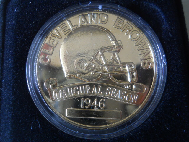 Game Coin NFL Cleveland Brown Inaugural season 1946-2015 Limited 5000 ...