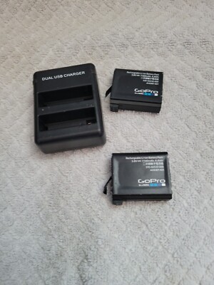 GoPro Dual Battery Pack & Dock (AHDBT-401) | eBay