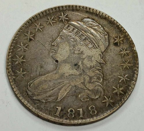 1818 Capped Bust Silver Half Dollar US Coin | eBay