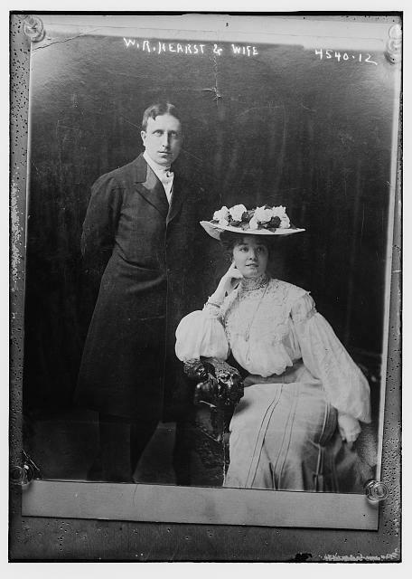 William Randolph Hearst,1863-1951,newspaper publisher,Millicent ...