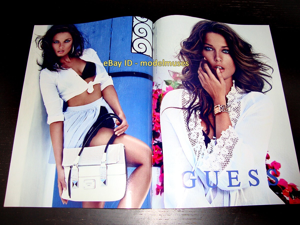 GUESS Accessories 2-Page Magazine PRINT AD Holiday 2013 SANDRAH ...