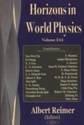 Horizons in World Physics by Albert Reimer (Hardcover) for sale online ...