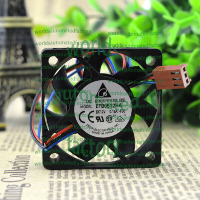 DELTA EFB0512HA 5010 12V 0.15A 5CM Inverter Chassis Cooling Industrial ...