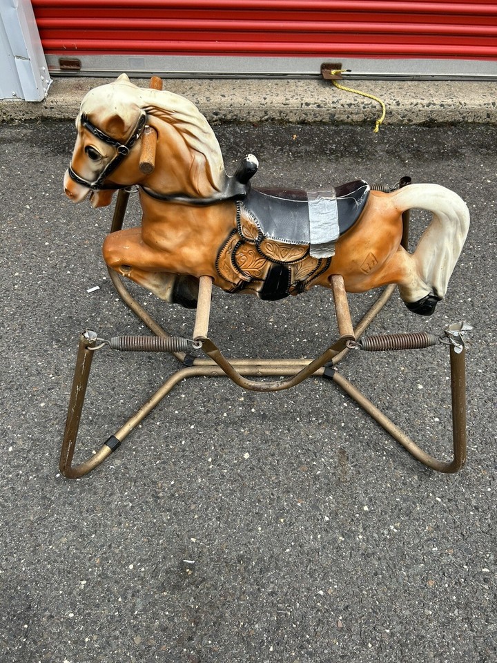 Cheyenne Wonder Horse, Ride On Spring Rocking Bouncing Horse Toy 1960s ...