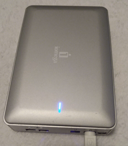 iomega 1TB External Hard Drive RDHD-C2 31868200 MAC OS Tested w/Power ...