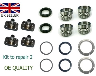 X2 SUZUKI JIMNY KING PIN SWIVEL BEARING STEERING REPAIR KIT HUB SEAL 4 ...