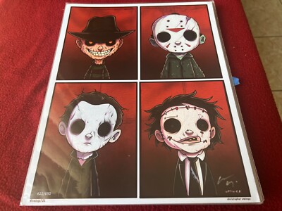 Bam Box Ultra 11x14 Freddy Krueger, Michael Myers, Jason and ...