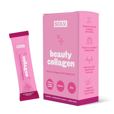 Solv Liquid 8000mg Marine Collagen Peptide Beauty Supplement Gel ...