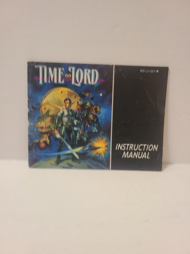 Vintage Nintendo NES Time Lord GAME MANUAL ONLY | eBay