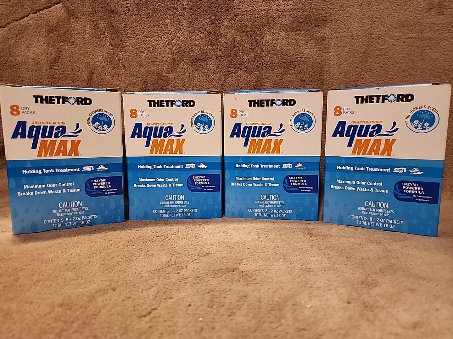 Lot of 4 Boxes: Thetford AquaMax Waste Holding Tank Treatment 96633. | eBay