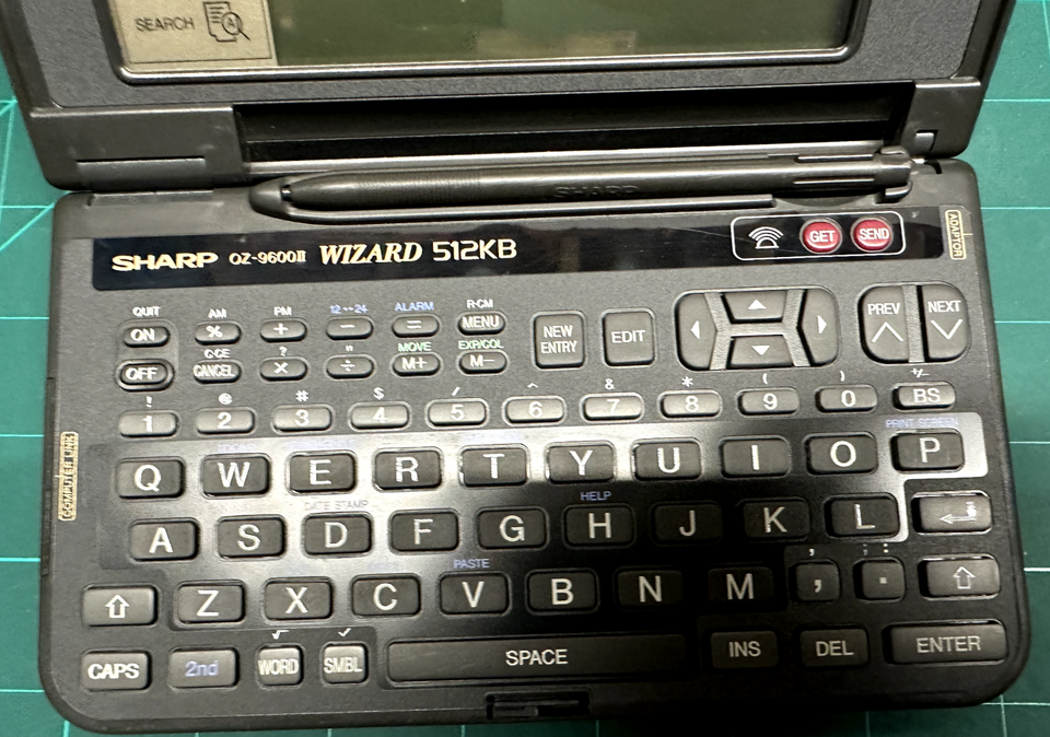 Vintage Fun - Sharp OZ-9600ii Wizard Electronic Organizer PDA | eBay