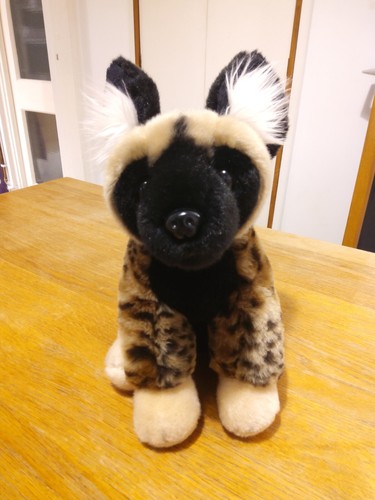 ZSL African Wild Hunting Dog Plush Soft Toy 26cm Excellent Used ...