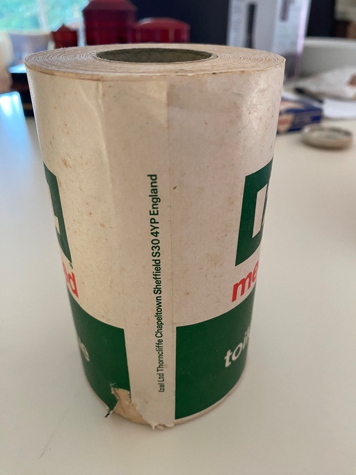 EARLY VINTAGE IZAL TOILET PAPER ROLL | eBay UK