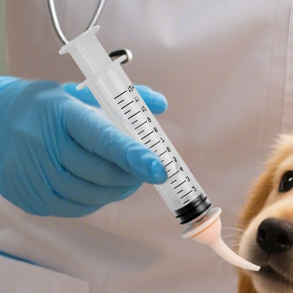 Pill Shooter For Cats 12ml Pill Pusher For Dogs Nipple Opening Feeder ...