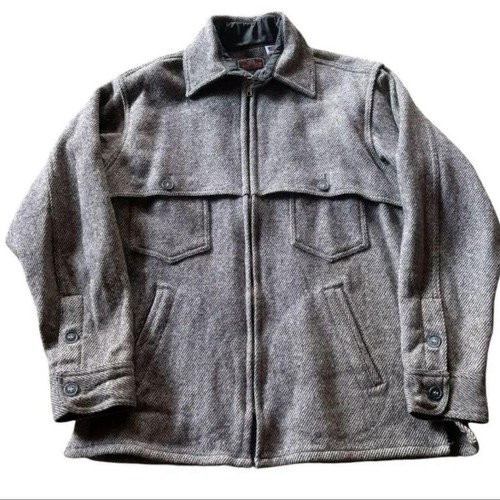 Johnson Woolen Mills Herringbone logger jacket | eBay