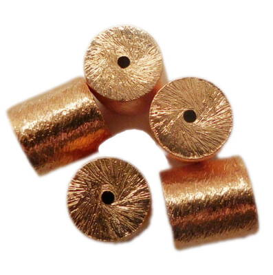 25 Pcs 10X10mm Barrel Bead Brushed Bead Genuine Copper rn-125 | eBay