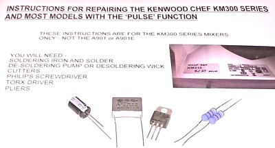 Kenwood Chef Mixer Pulse Speed Control Module Repair Kit & Instructions ...