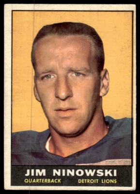 1961 Topps Jim Ninowski : Detroit Lions #29 | eBay