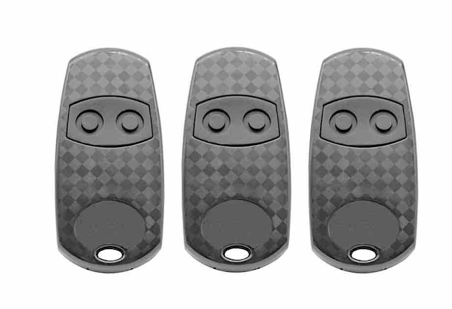 CAME TOP432EV 2 Button Black Gate Remote Control Key Fob Garage Door ...