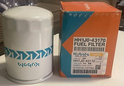 New Genuine OEM KUBOTA Spin ON Fuel Filter Part HH1J0-43170 | eBay