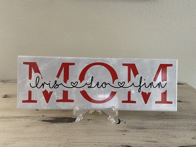 Mothers Day Gift, Personalized Tile 3x12 MOM, GRANDMA, NANA , | eBay