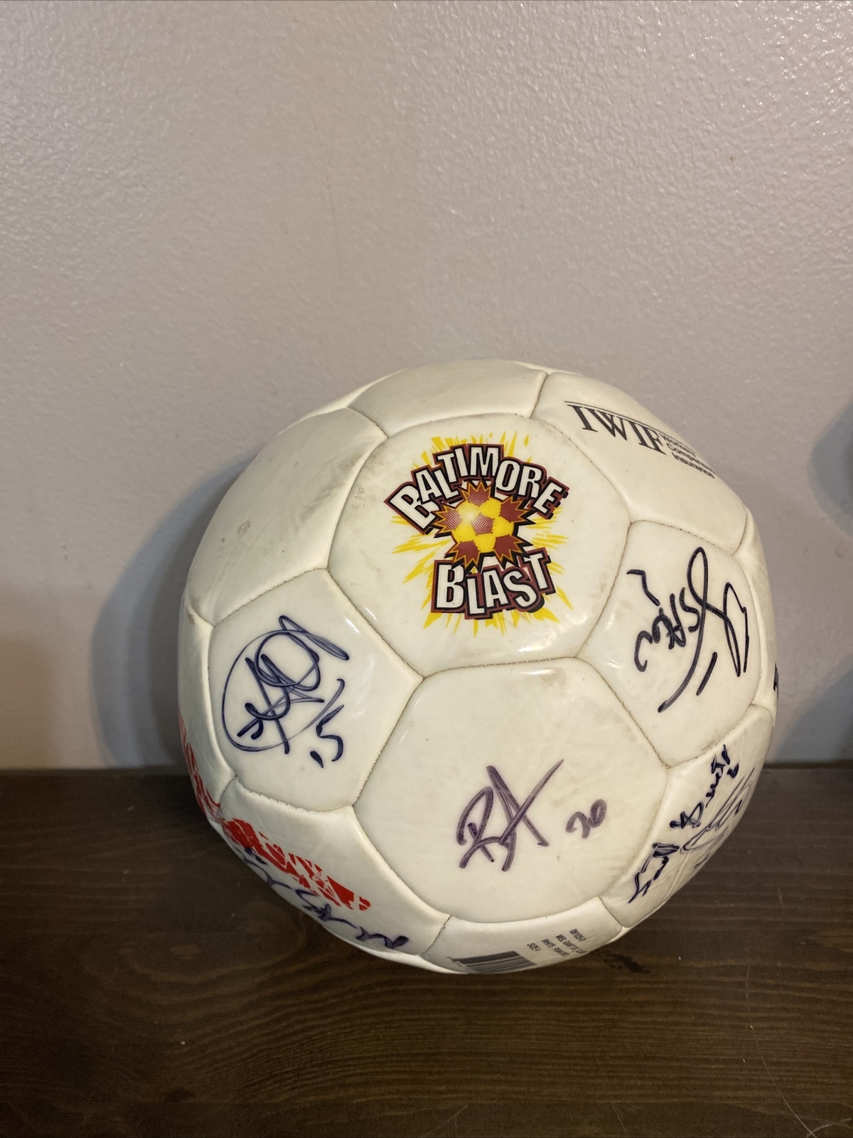*SIGNED* Baltimore Blast MISL Major Indoor Soccer League Autographed ...