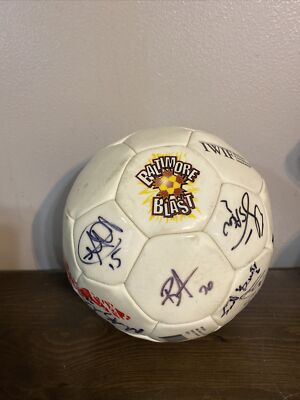 *SIGNED* Baltimore Blast MISL Major Indoor Soccer League Autographed ...
