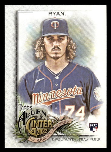 Joe Ryan Minnesota Twins Rookie 2022 Topps Allen & Ginter #170 | eBay