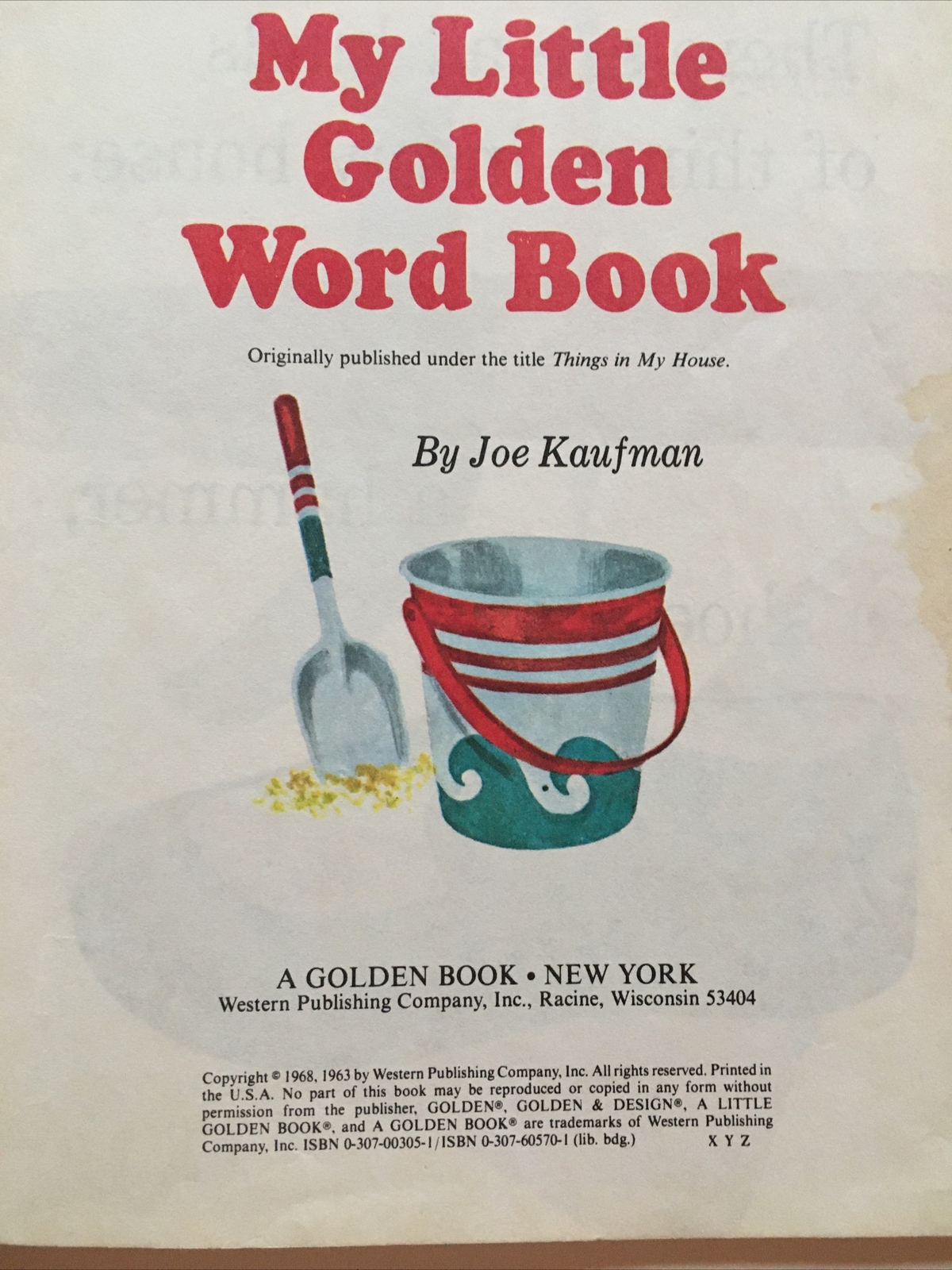 My Little Golden Word Book Vintage Hardcover | eBay