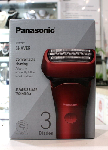 Panasonic 3-Blade Wet & Dry Electric Shaver With 8D Flex Head - Red ...